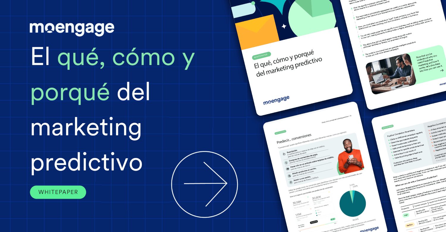 El cómo y por qué del marketing predictivo | MoEngage