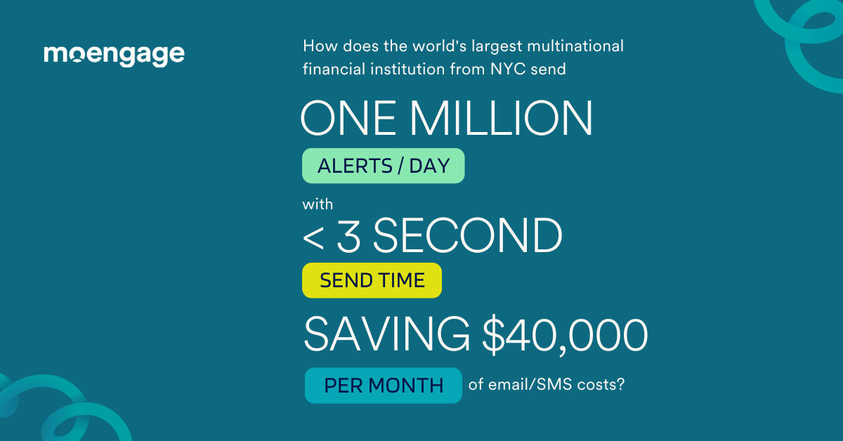 MoEngage Inform: Real-Time Transactional Alerts