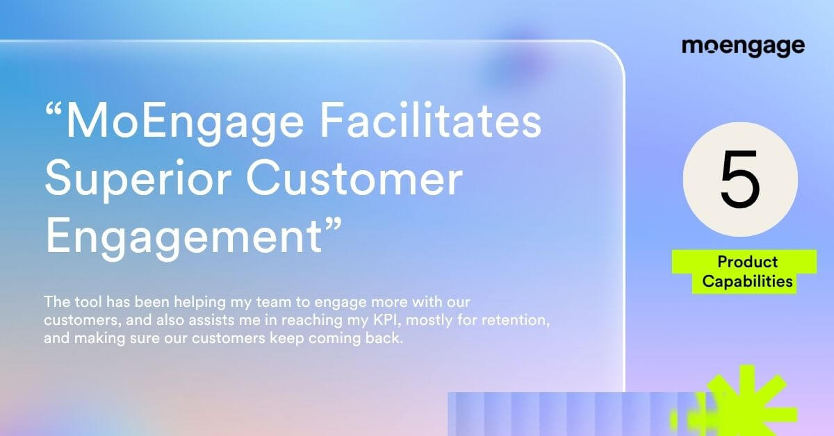 MoEngage Named a “Customers’ Choice” Vendor in the Gartner Peer ...